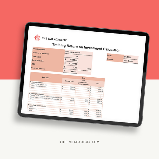 return on investment document