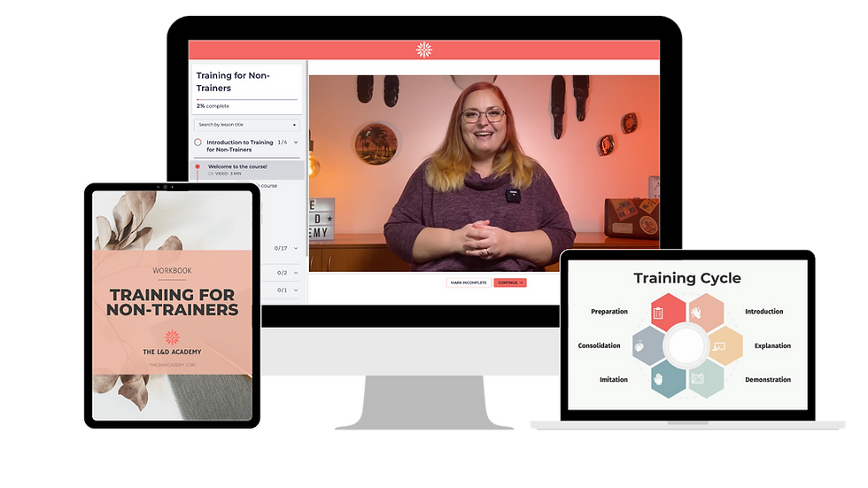 Training for Non-Trainers online course — The L&D Academy