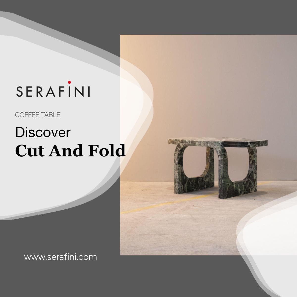 Cut and Fold Coffee Table | Serafini - Marble Design Made in Italy