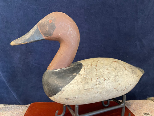SOLD Ed Parsons High Head Canvasback Decoy | The Outlaw Gunner