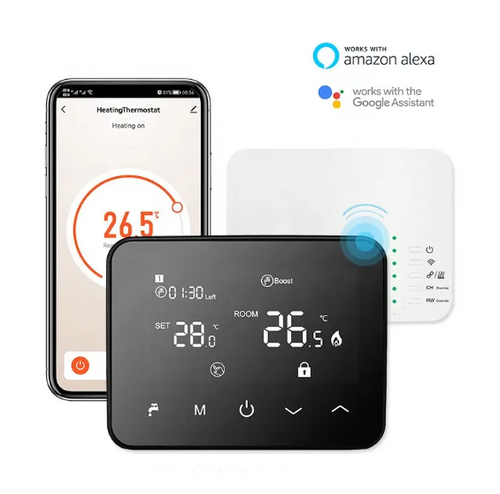 WiFi Tuya Smart Thermostat (Dual Zone) - Central Heating & Hot Water ...