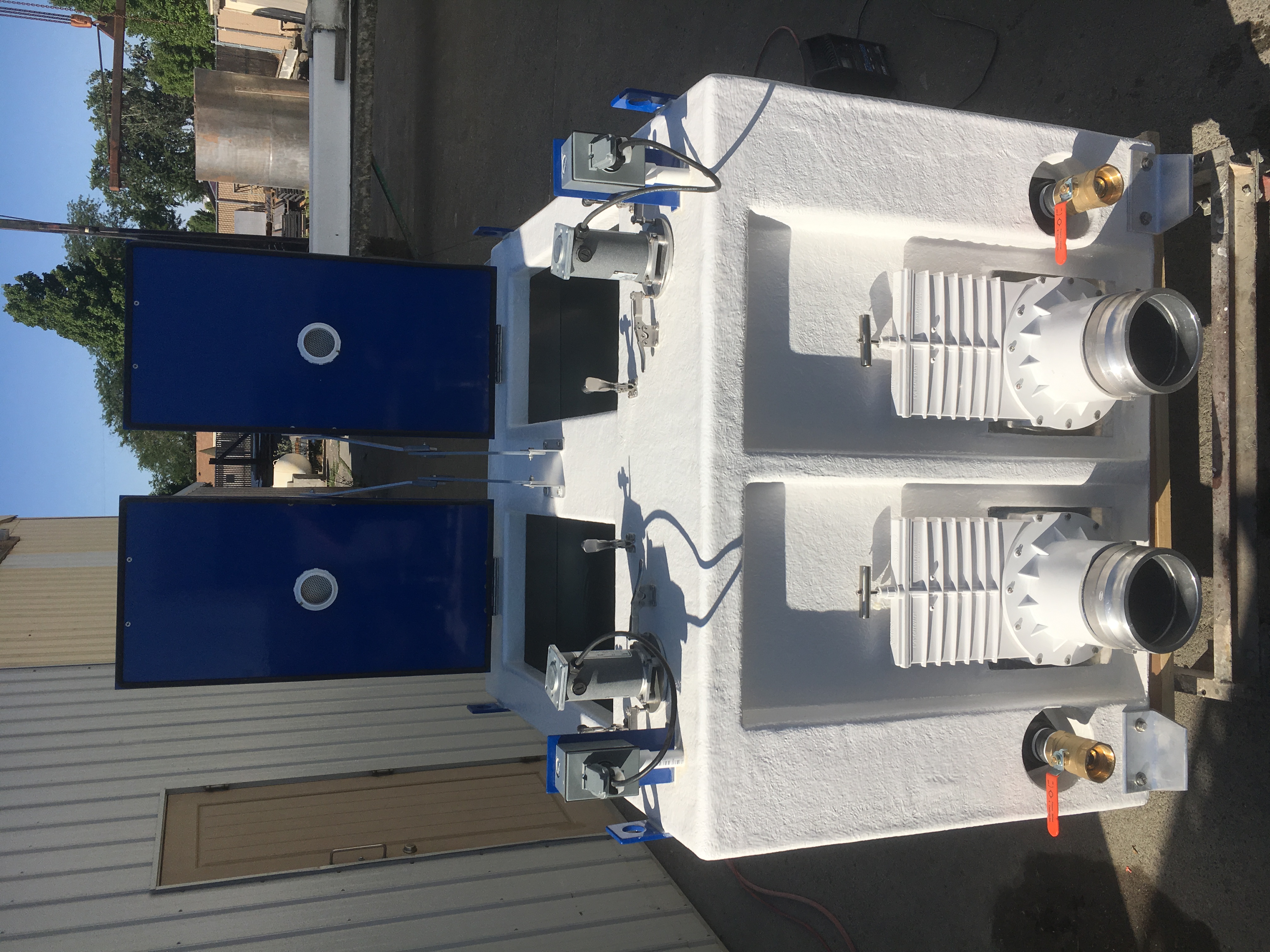 Fish Transport Tanks, Fiberglass Buildings, Hatchery Tanks, Walla Walla WA