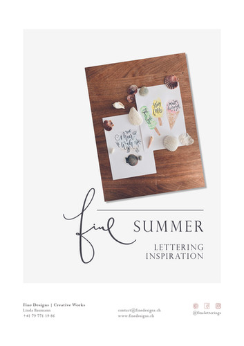 Freebie: Fine Summer Lettering Inspiration I | Fine Designs