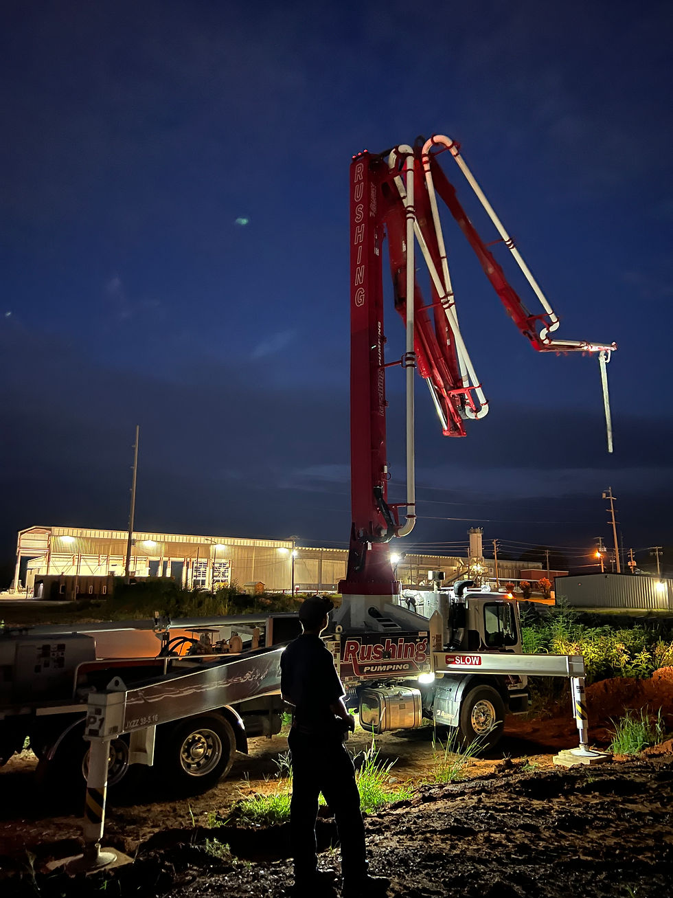 Concrete Pumping | Rushing Concrete Co