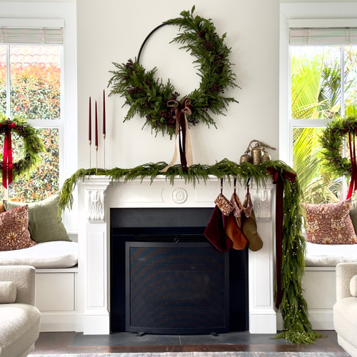 'EVERGREEN' EXTRA LONG CHRISTMAS GARLAND 4.5m | Curated Botanics