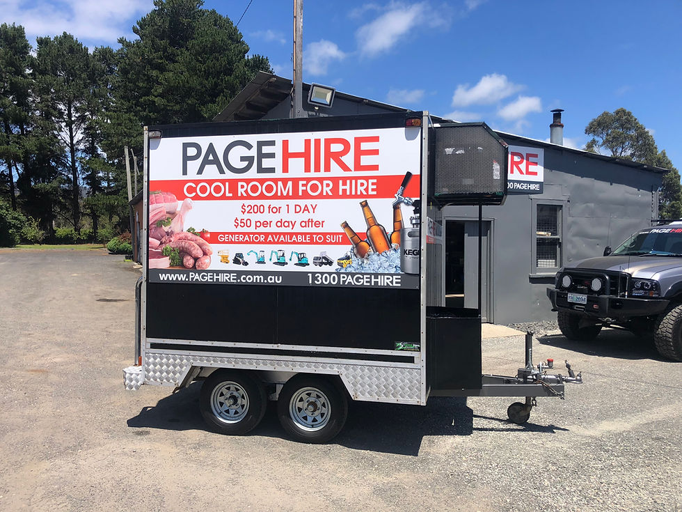 COOL ROOM TRAILER | Page Hire New Site