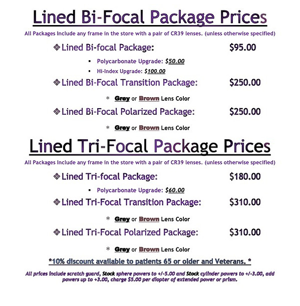 Pricing & Insurance | eyedeal optical