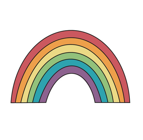 Rainbow Transfer Sheets | Sunshine Cookies