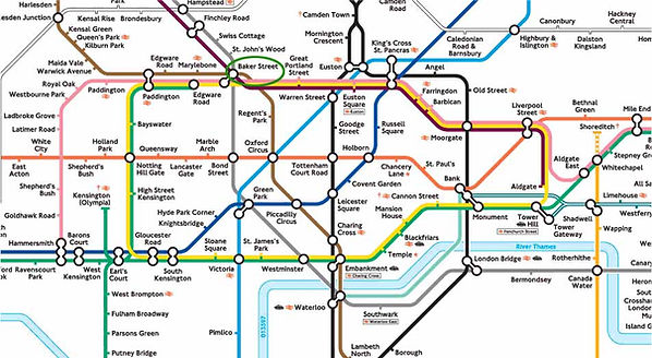 Tube Map | learnreflexology