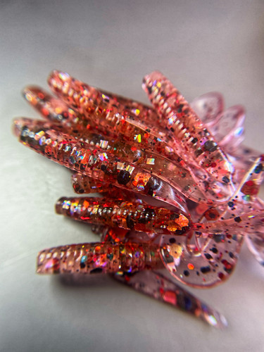 Red Li Hing Mui - Small Grub | Sato Lure Co.