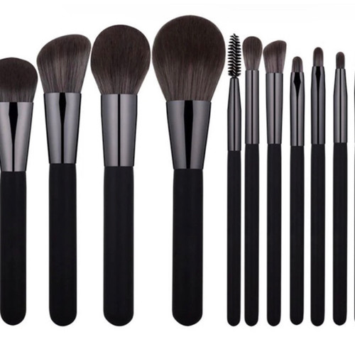 Black Madonna makeup brush set | Karess Cosmetics