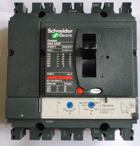 Schneider MCCB LV431640 Compact NSX250F TMD250A 4P3D MGCB2503D4P | ICAP