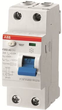 ABB F202 40A 300mA RCCB F202 AC-40/0,3 2CSF202001R3400 | ICAP