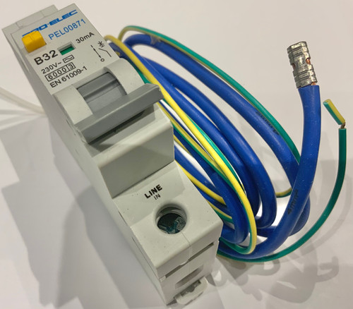 Pro-Elec PEL00871 RCBO 32A B32 30mA Single Pole | ICAP