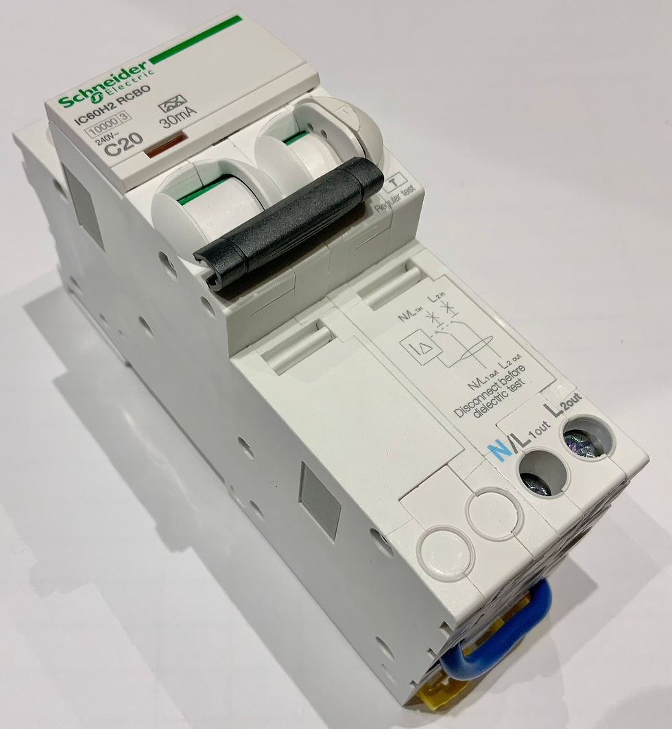 Schneider A9D11220 2 Pole RCBO C20 30mA Type A Acti 9 iC60H2 | ICAP