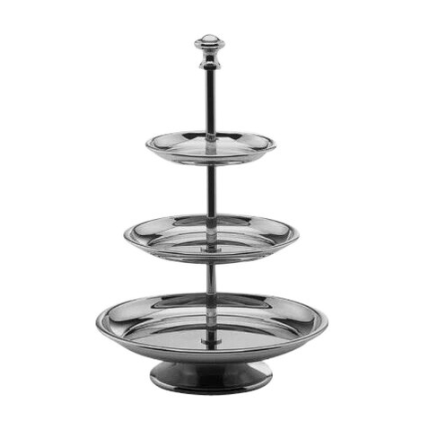 Three Tier Silver Stand | Abbey Tent
