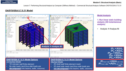 Module 5 - Lesson 7 - OASYS/GSA 8.7.0.31 | Structural Academy