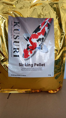 KUSURI SINKING PELLET 5KG | Walker Koi