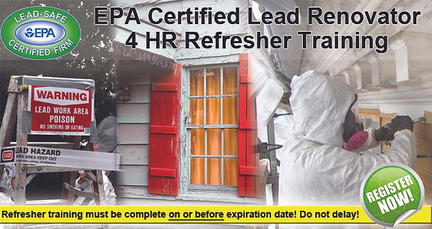Lead Certification | EPA RRP Rule | Get Lead Certified | Lead Training