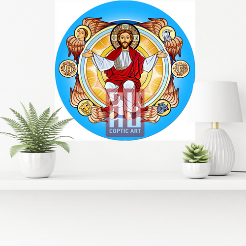 The Pantocrator Round | Au Coptic Art
