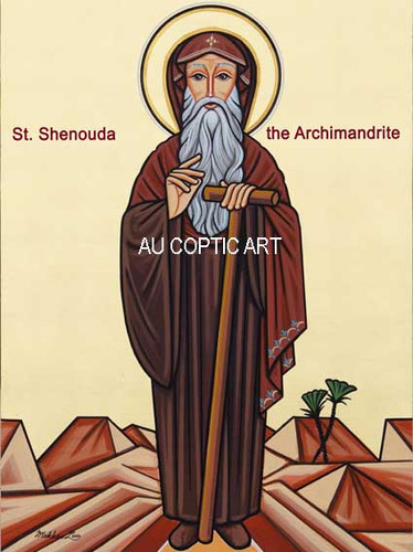 Ava Shenouda the archimandrite | Au Coptic Art