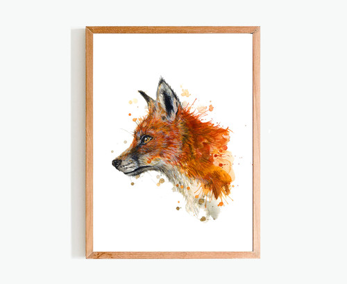 Splatter Fox Print | Splatterworks