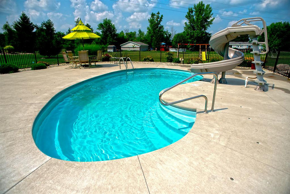FIBERGLASS POOL & SPAS | Midwest pools Inc.