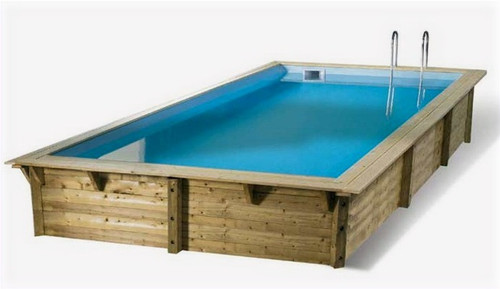 Piscine en bois Linéa 350x650 (H :140 cm) | Philo Pool SPRL