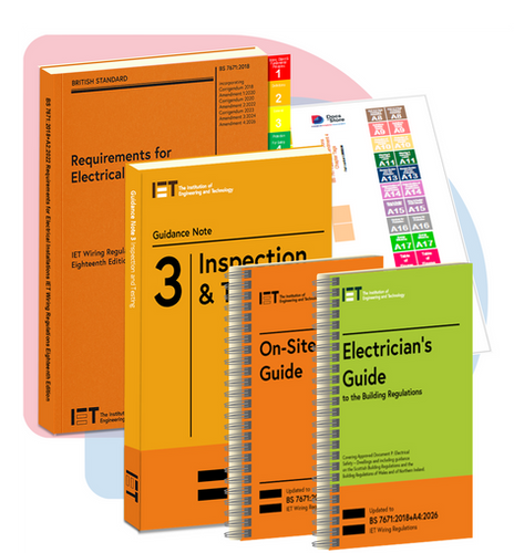 IET Amd 4 "Professional Contractor" Bundle 4 (Orange Book, OSG, GN3 ...
