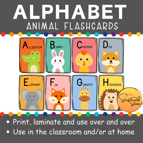 Printable Animal Alphabet Flashcards - Fun and Engaging Learning Tool ...