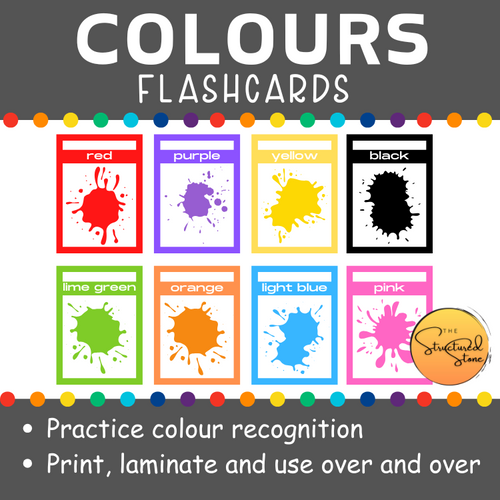 Printable Color Flashcards for Kids - Fun and Interactive Learning Tool ...