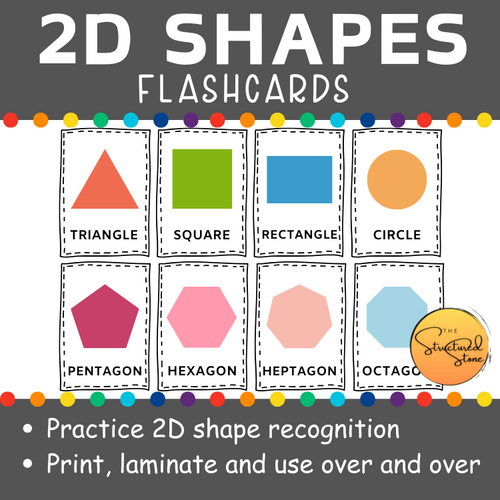 Printable 2D Shape Flashcards for Kids - Fun and Interactive Learning ...