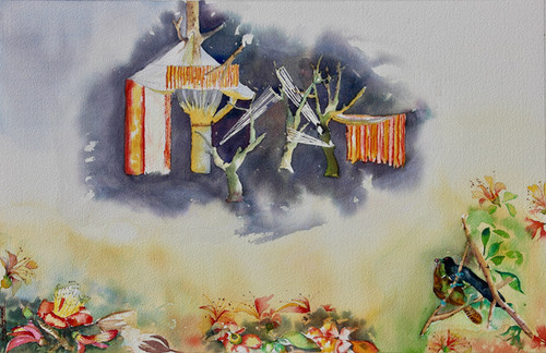 Vasant Ritu-6, (vk-174) | Vijay Kiyawat Art