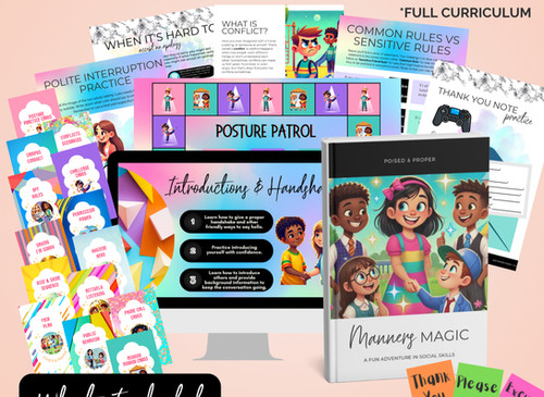 Manners Magic™ – Complete Homeschool Curriculum Bundle (Printed ...