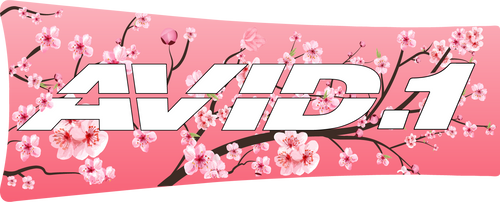 AVID.1 AV06 17-18" Wheel Spoke Stickers - Cherry Blossom Pink (4 PCS ...