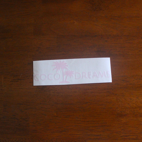 Logo Sticker: Light Pink | home