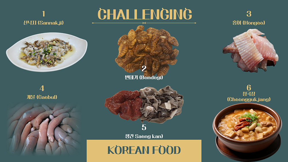 Challenging Korean Food That Might Surprise You