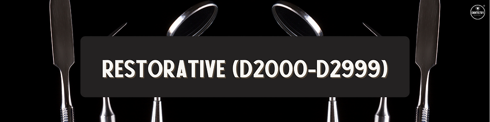 2024 Dental Code Narratives (Updates)