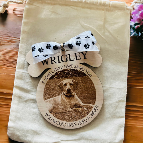 Memorial Bone Ornament | Buffalo Plaid Studio