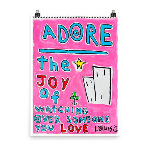 ADORE Art Print - 18" x 24" | Powder French Shop