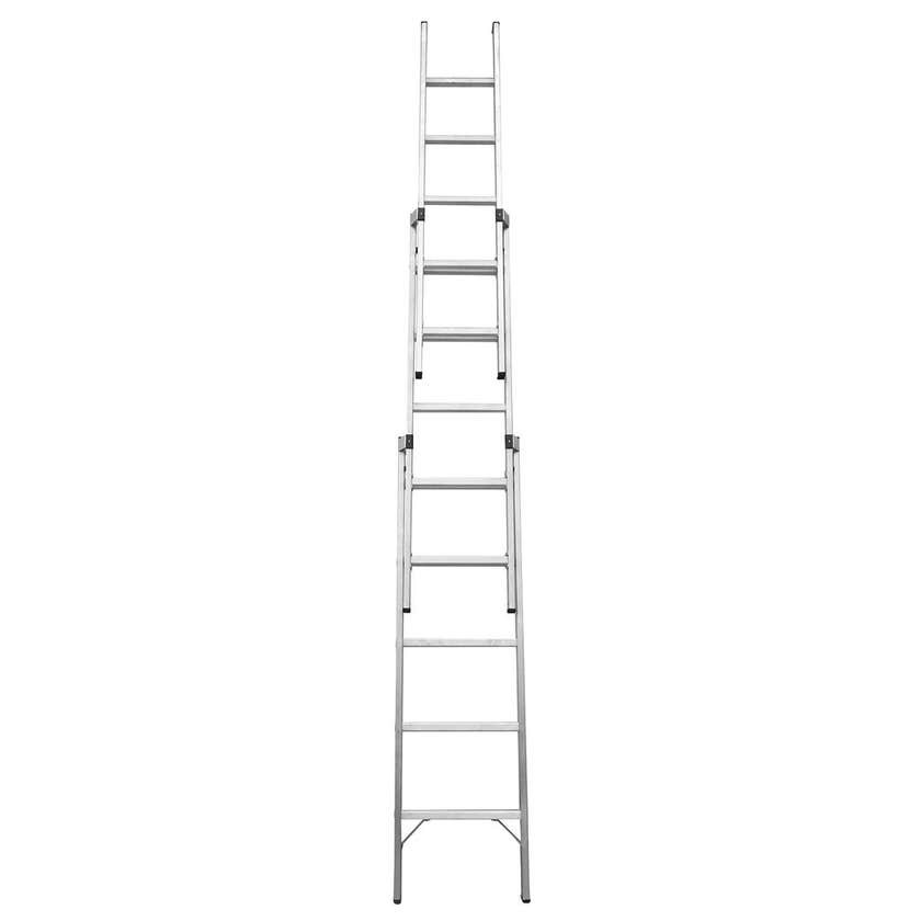 1.8m - 3.6m Triple Extension Ladder 100kg Domestic | Hurricane Ladders