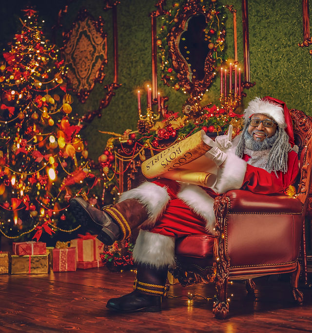 black santa