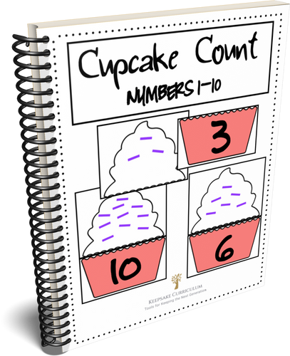 Cupcake Count - Numbers 1-10 | keepsakecurriculum