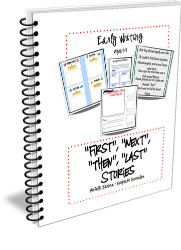 "First", "Next", "Then", "Last" Writing Unit for Early Writers(Digital ...