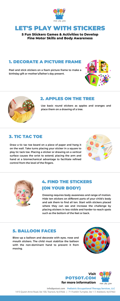 5 Fun Sticker Games & Activities to Develop Fine Motor Skills and Body ...