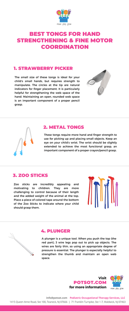 BEST TONGS for Hand Strengthening & Fine Motor Coordination