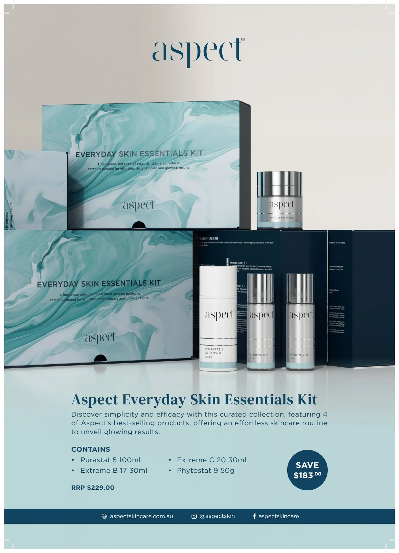 Aspect Everyday Skin Essentials Kit | The Face Chef
