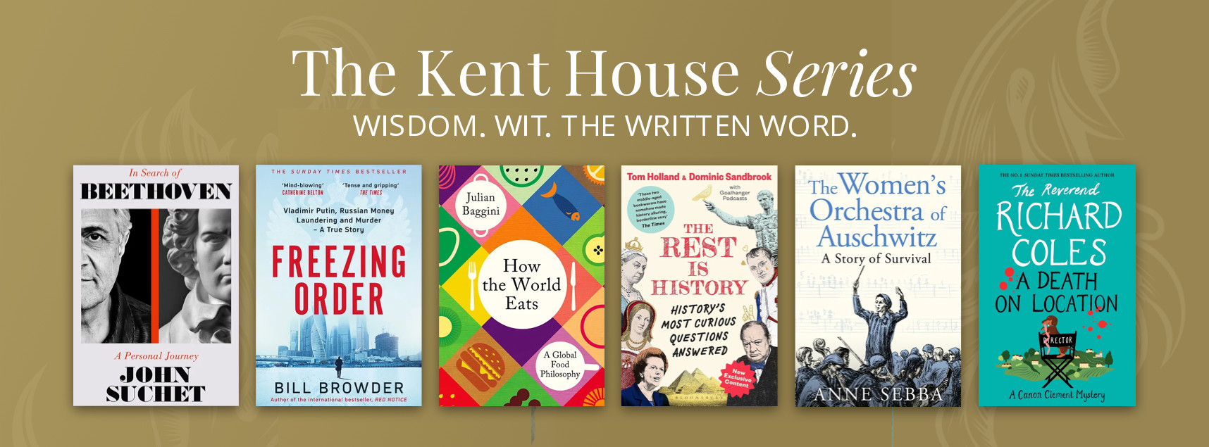 Kent House Series: Literary events in Knightsbridge, London, UK