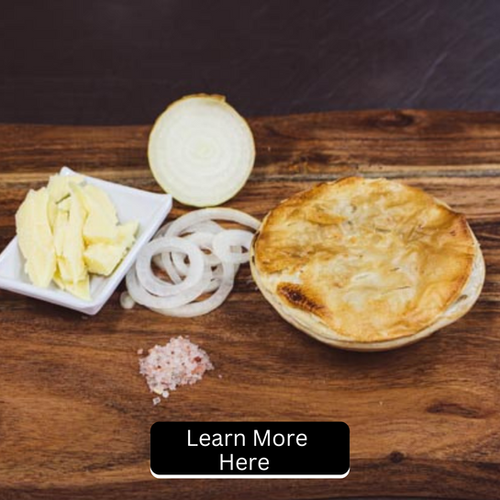 Chunky Steak, Onion & Cheese | Manly Bakery