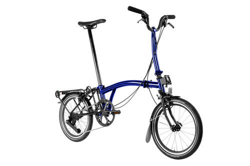 Brompton Bicycle, P LINE: URBAN - Bolt Blue | Happy Owl Cycle